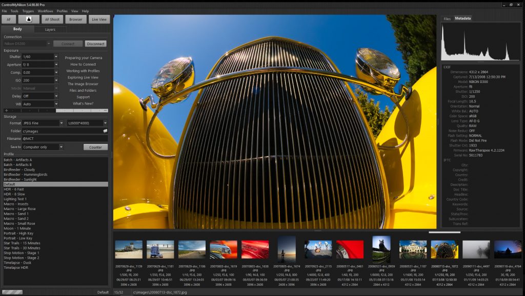 ControlMyNikon – Home – Tetherscript