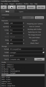ControlMyCanon – Home – Tetherscript